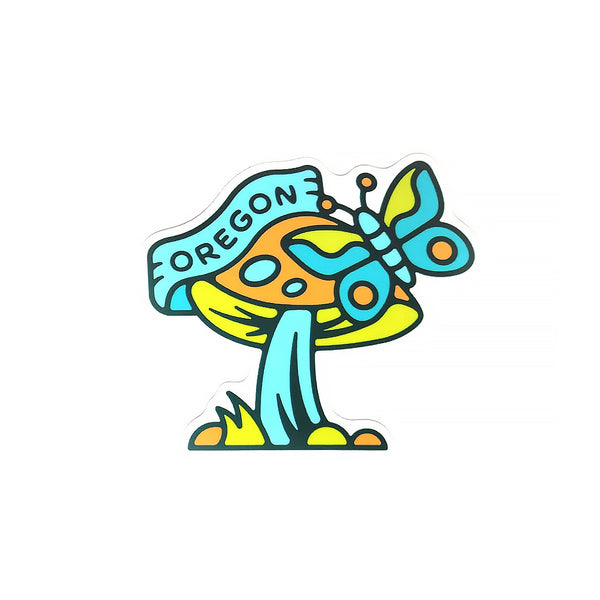 Oregon Mushroom Sticker | Hello From Oregon
