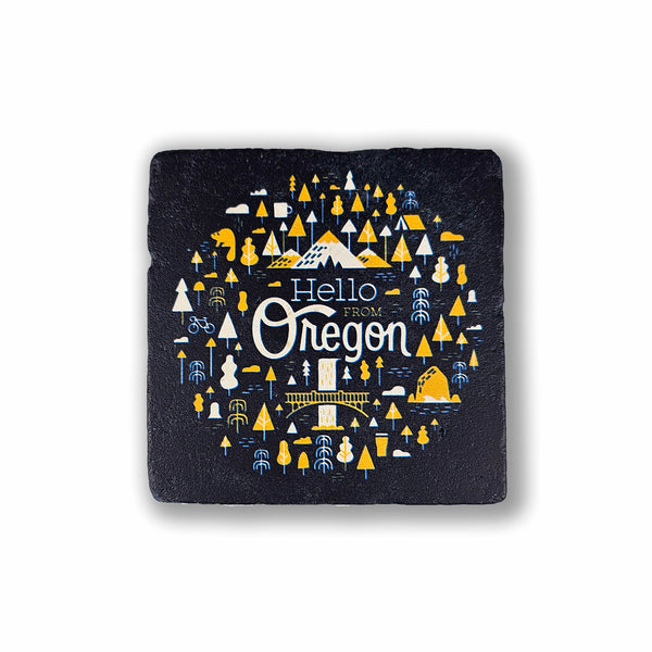 Oregon Burst Coaster | Hello From Oregon | Wholesale