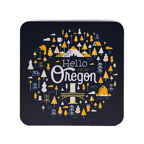 Oregon Burst Coaster | Hello From Oregon | Wholesale