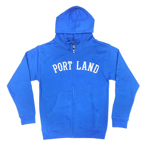 City Stitch Zip Hoodie | Royal | Hello From Oregon | Wholesale