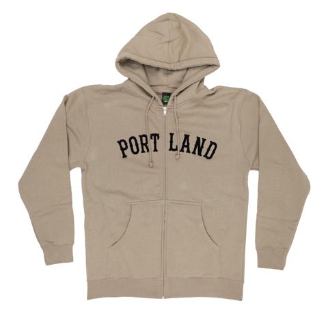 City Stitch Zip Hoodie | Sand | Hello From Oregon | Wholesale