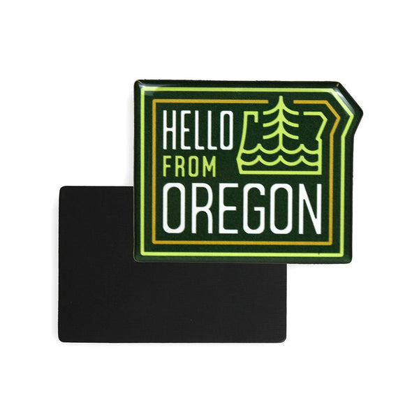 Oregon Badge Magnet | Hello From Oregon | Wholesale